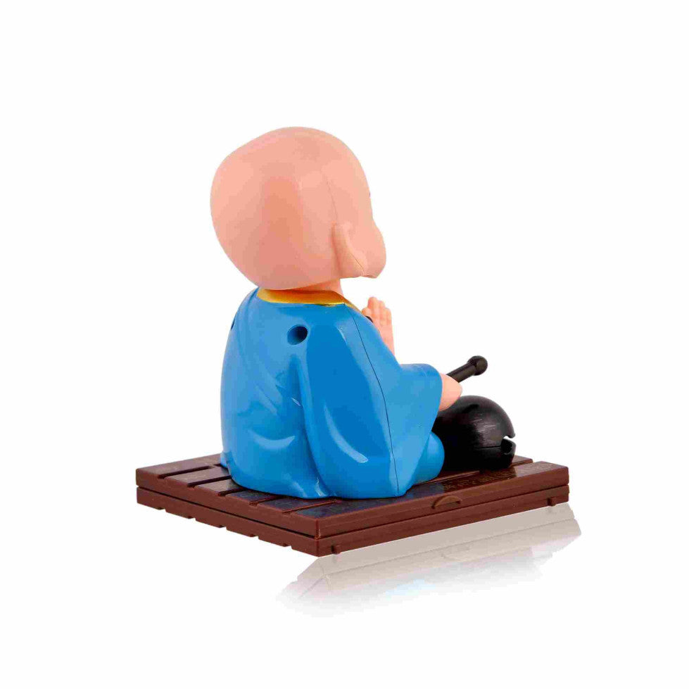 Solar Buddhist Monk Statue Decoration Light – Nainileaf