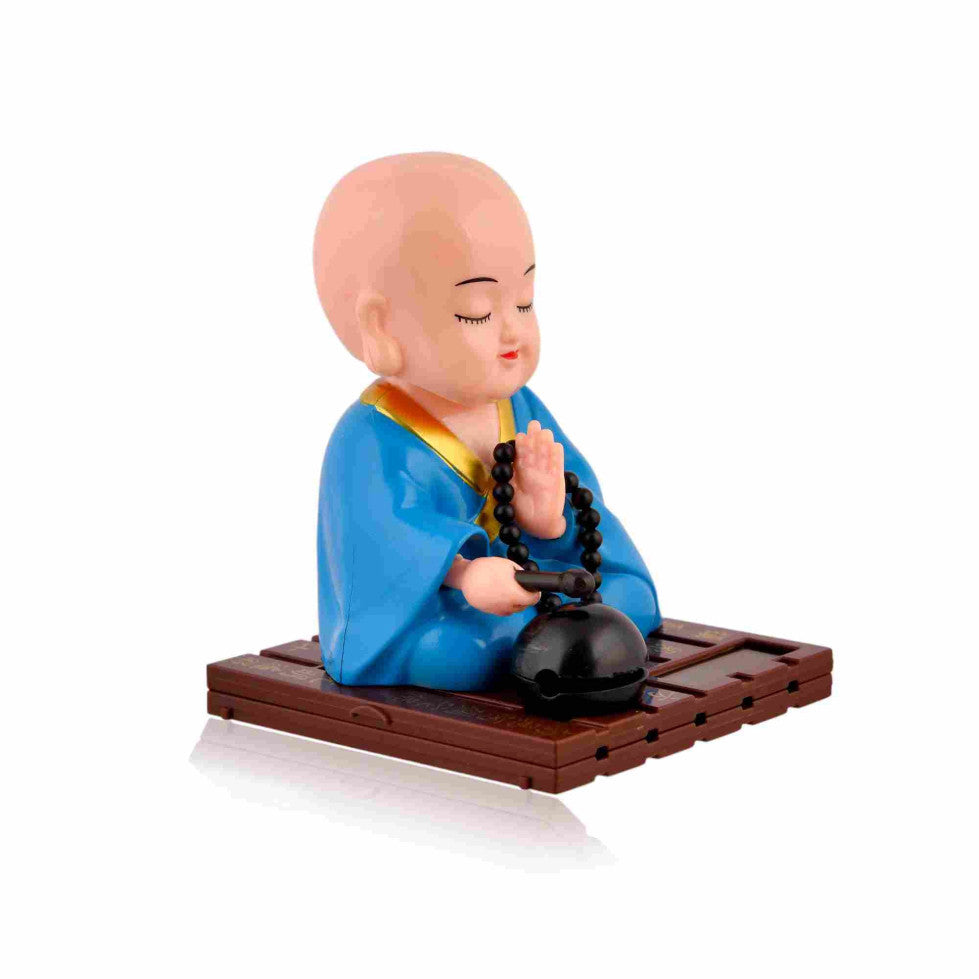 Solar Buddhist Monk Statue Decoration Light – Nainileaf