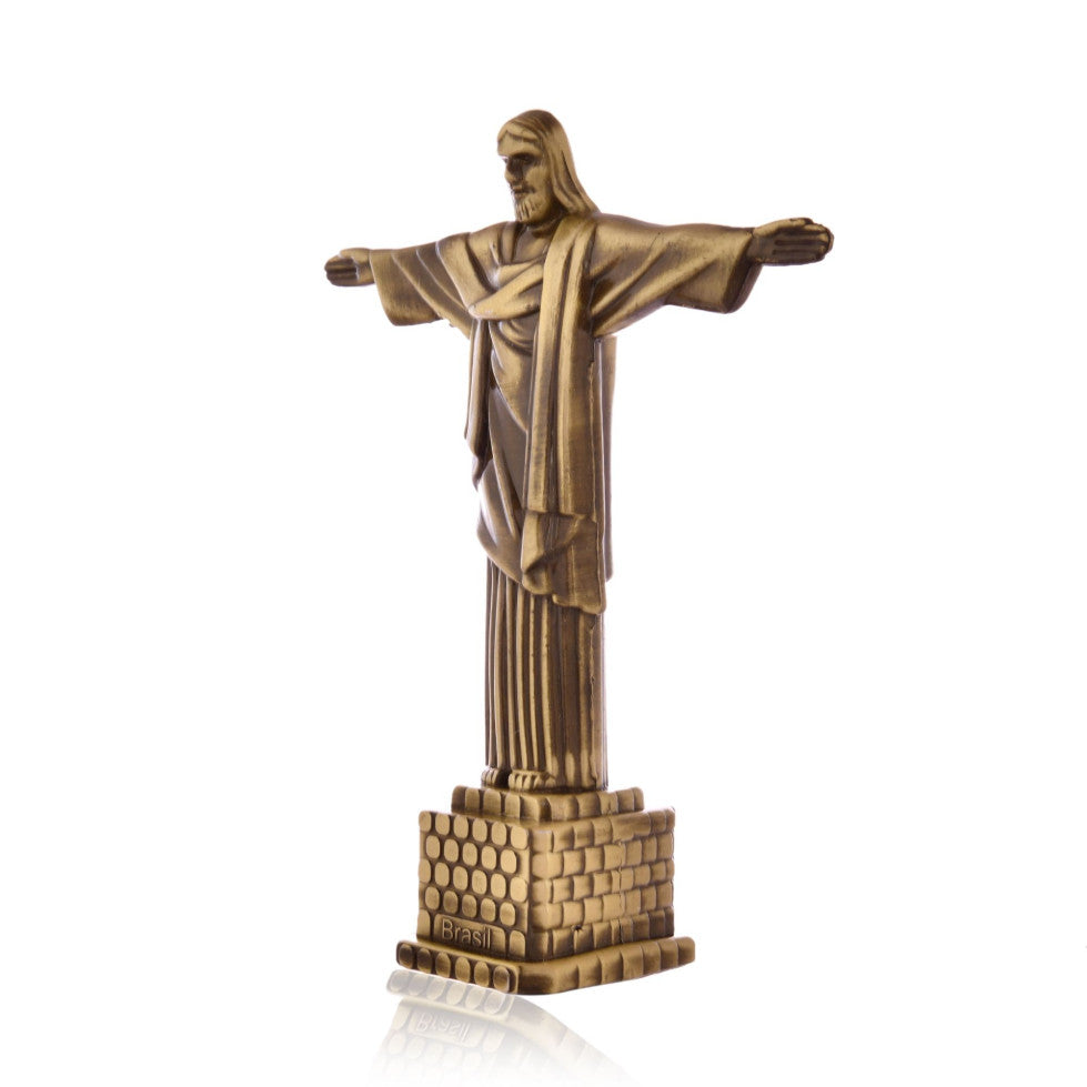 Metal Statue Jesus Christ Showpiece - 18cm – Nainileaf